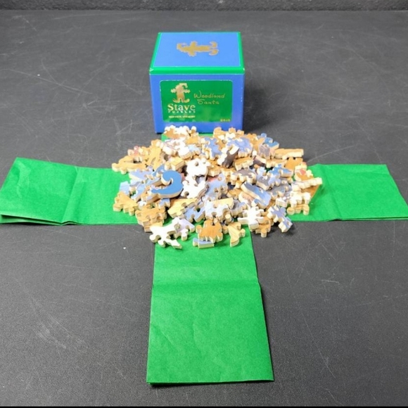 Games | Stave Puzzle Woodland Santa 210 Traditionalpuzzle Brand New ...